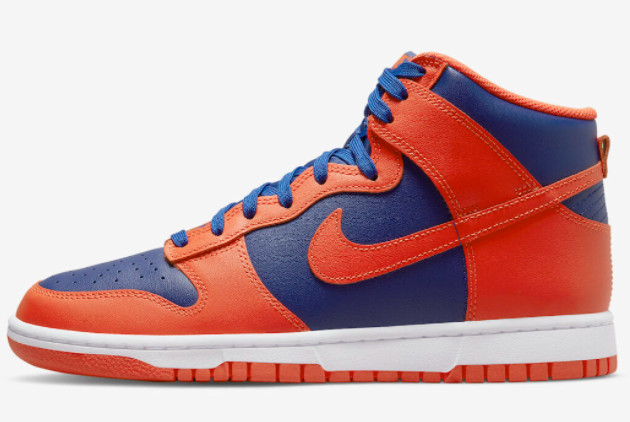 Nike Dunk High Knicks Orange Blue DD1399-800 - Authentic Sneakers ...
